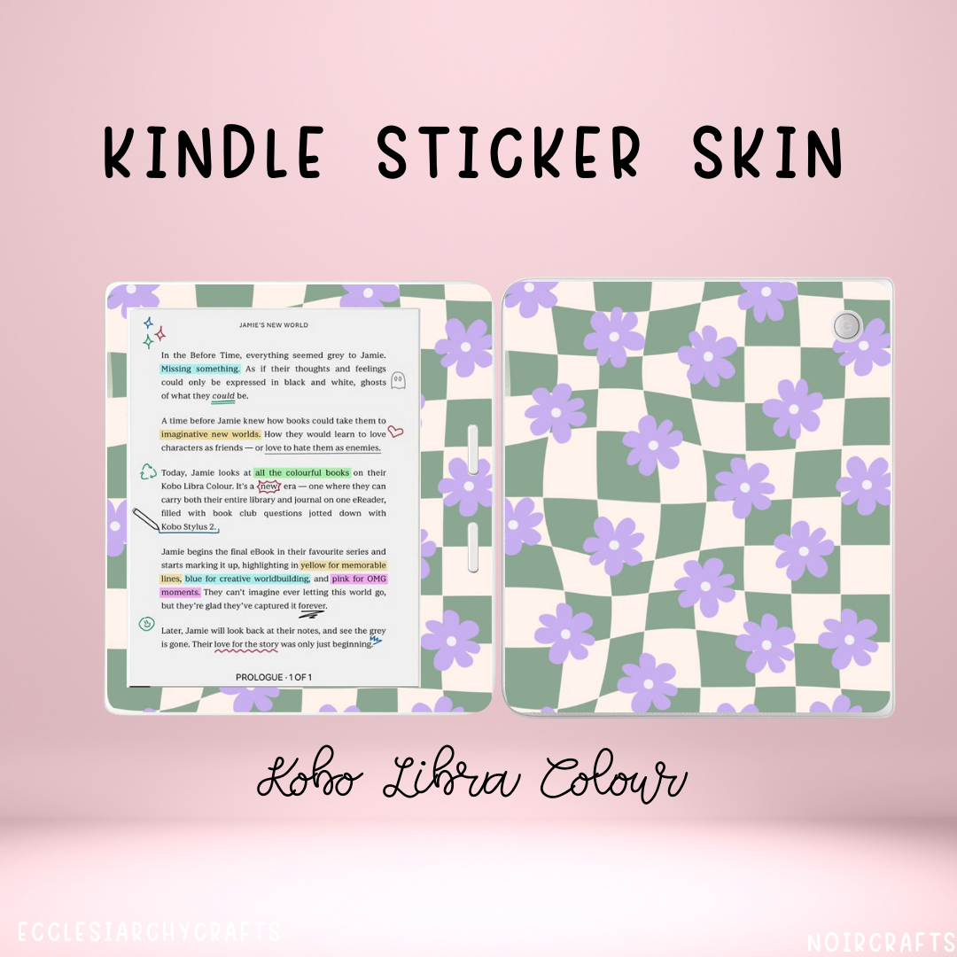Kindle & Kobo Skins - Premium Vinyl sticker - BLOOMWAVE - All units ...