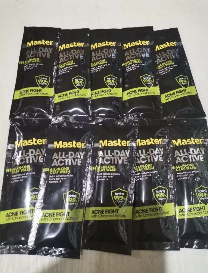 12pcs x 10ml Master All day Active Clay Acne Fight Facial Wash | Shopee ...