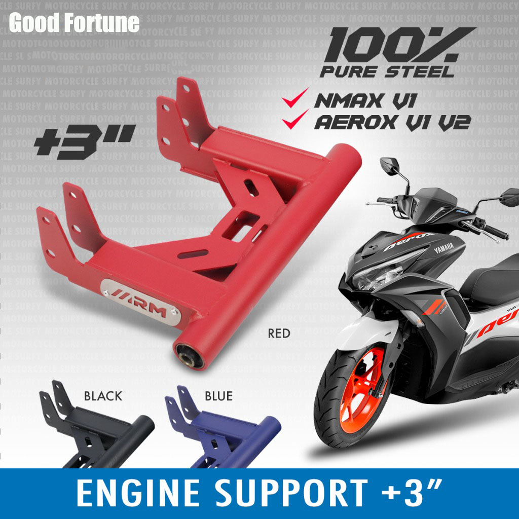 ARM Engine Support Extended 3 inches For Nmax Aerox v1&v2 100% Pure ...