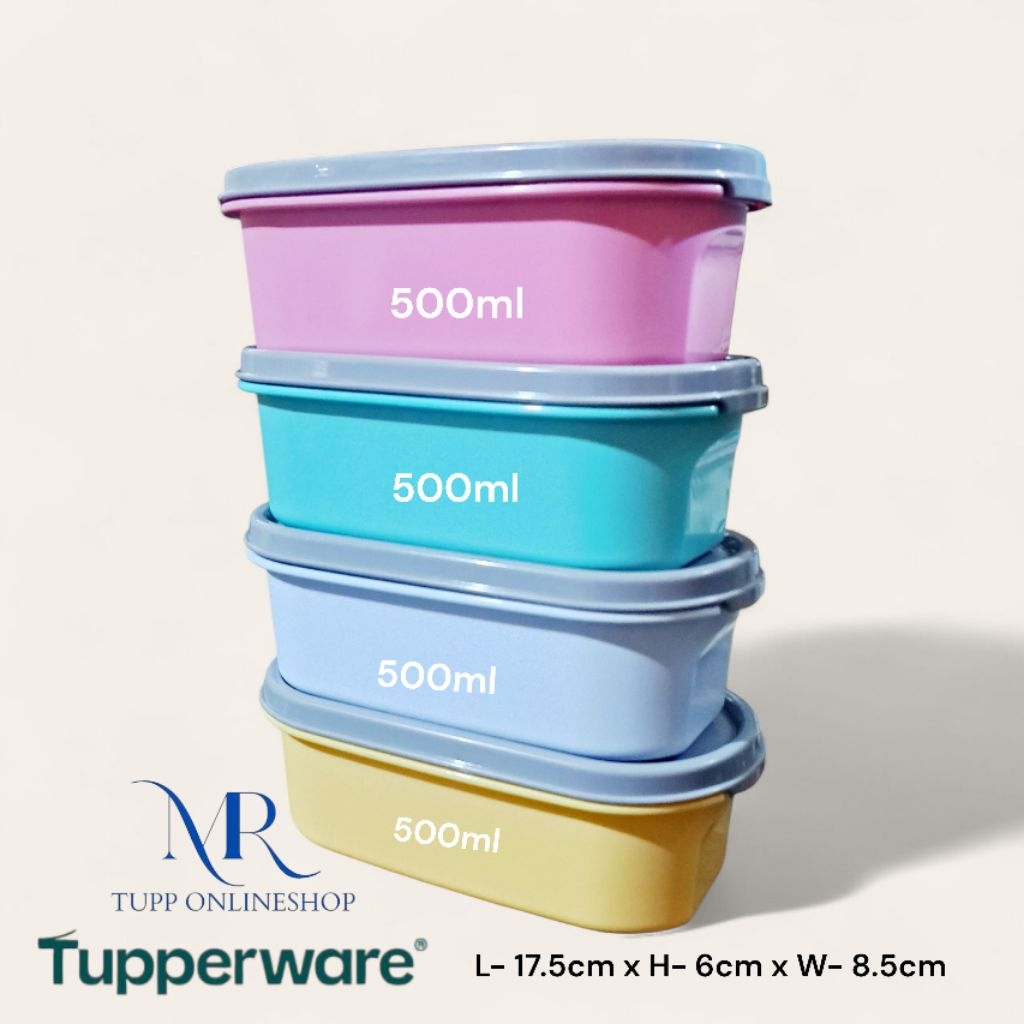 Tupperware Oval Smart Saver 500ml | Shopee Philippines