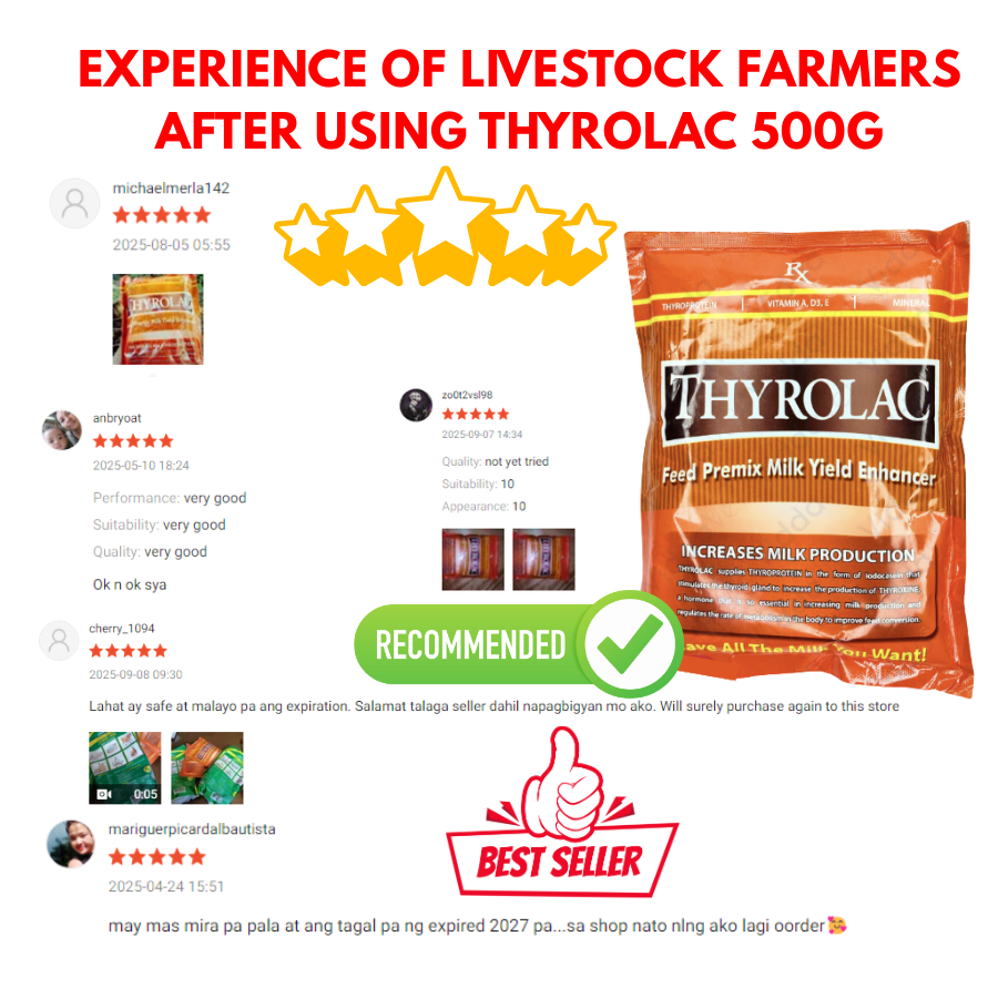 [AUTHENTIC] Thyrolac 500g Feed Premix Milk Enhancer for pigs Animal ...