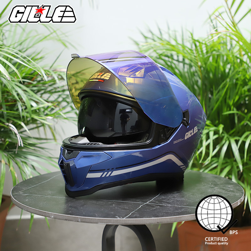 GILLE 2021 AEGIS Helmet Full Face Dual Visor For Motorcycle Helmets For ...