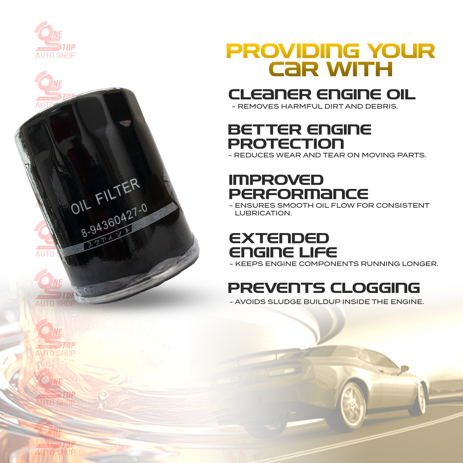 MAZDA 4JG2 / ISUZU 4JB1 C-412 TROOPER NPR OIL FILTER (1PC) | Shopee ...