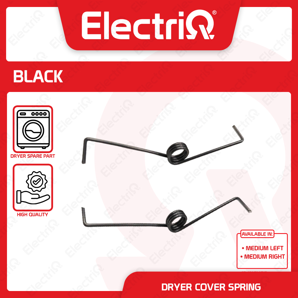 Electriq | Dryer Cover Spring Medium Left/Right Black DC-SM | Shopee ...