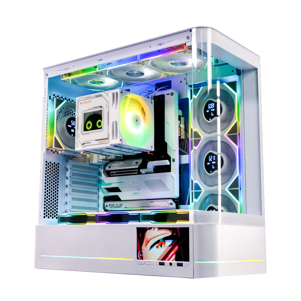 Jungle Leopard Interstellar V4 Building Block Fan 120mm Black White PC ...