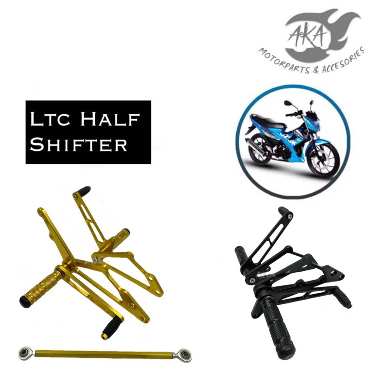 LTC 2596-2 RAIDER150/FI SINGLE HALF SHIFTER SET FULL CNC ALLOY WITH ...