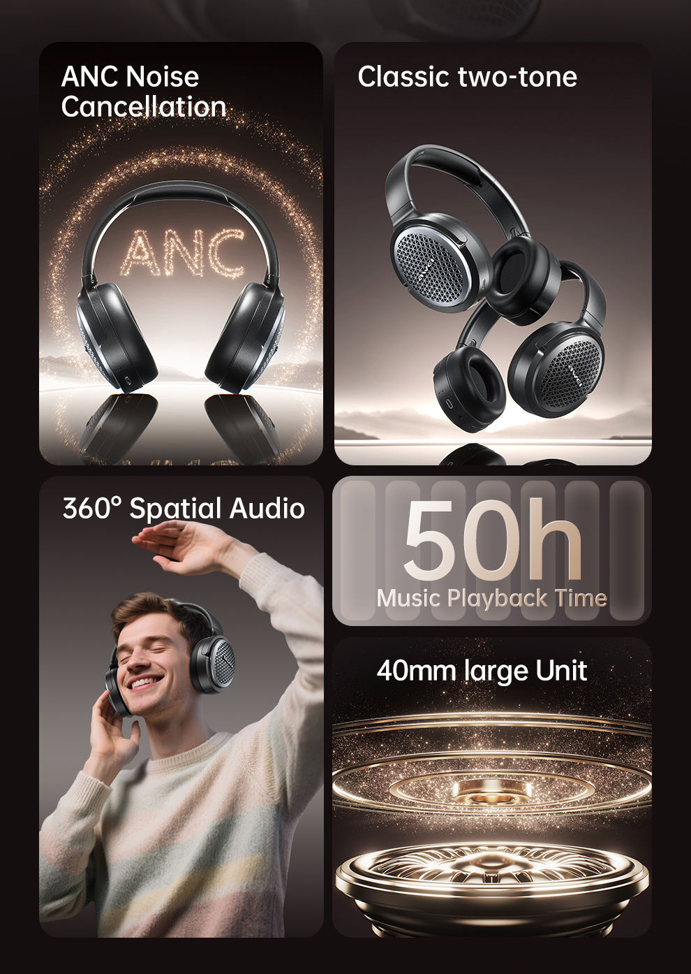 Awei AT78 ANC Headphone | Shopee Philippines