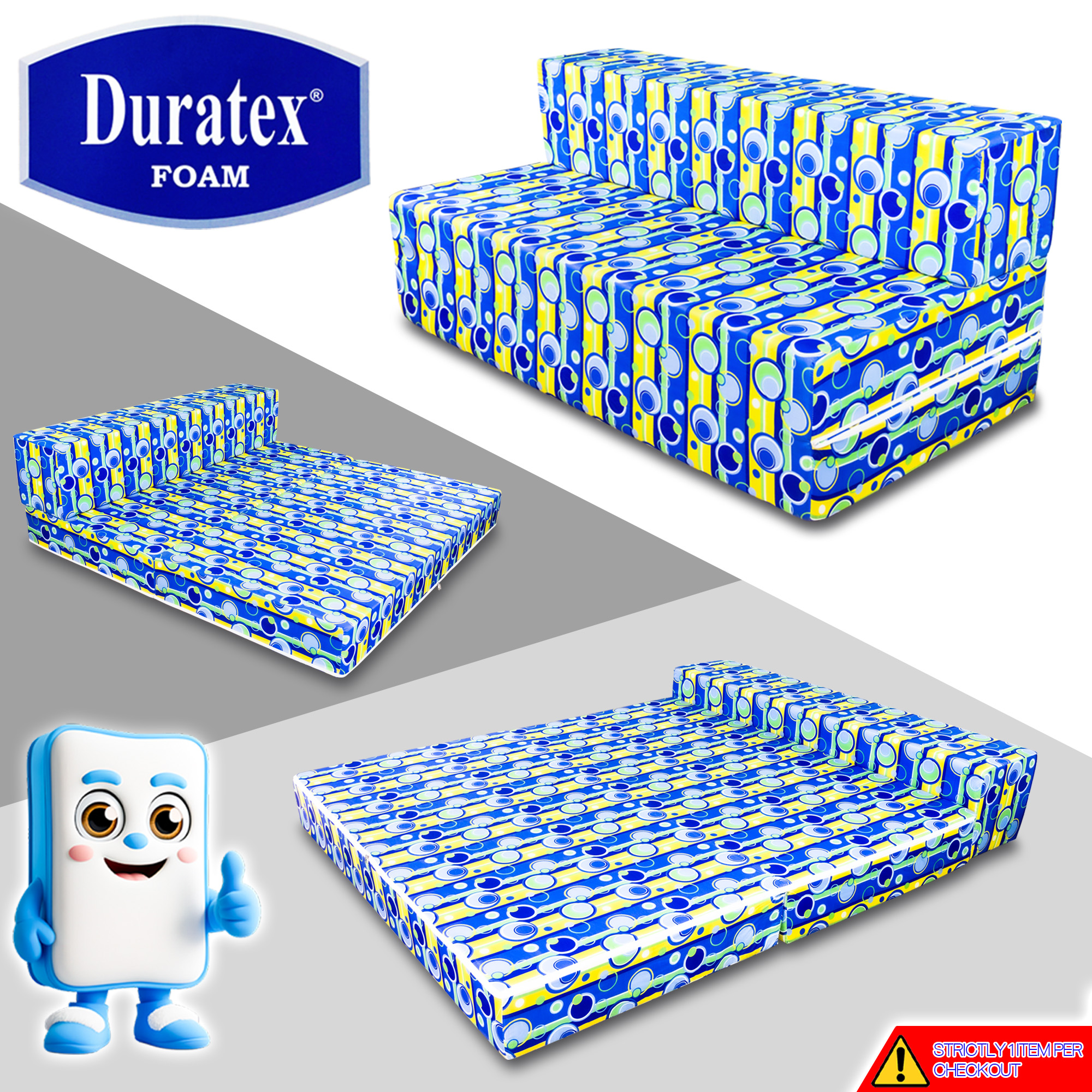 Duratex High Density Sofa Bed Foam Mattress | Shopee Philippines
