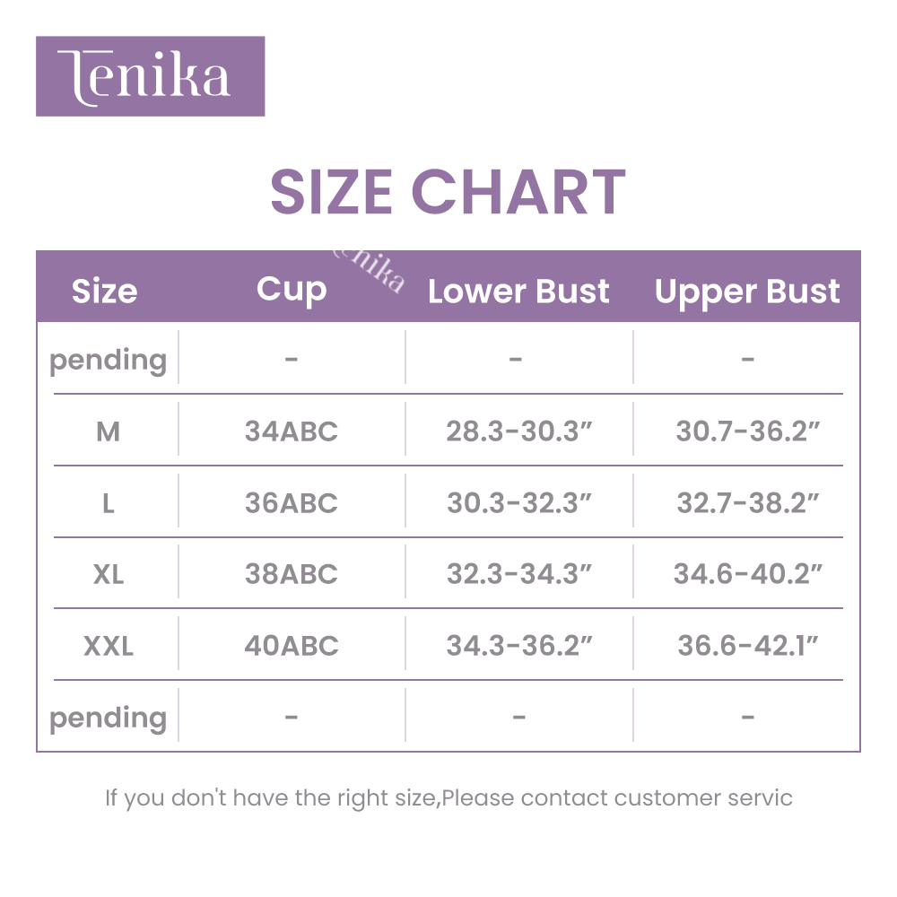 TENIKA(2Pcs) Seamless Bra No Steel Bra With Optimal Support Anti ...
