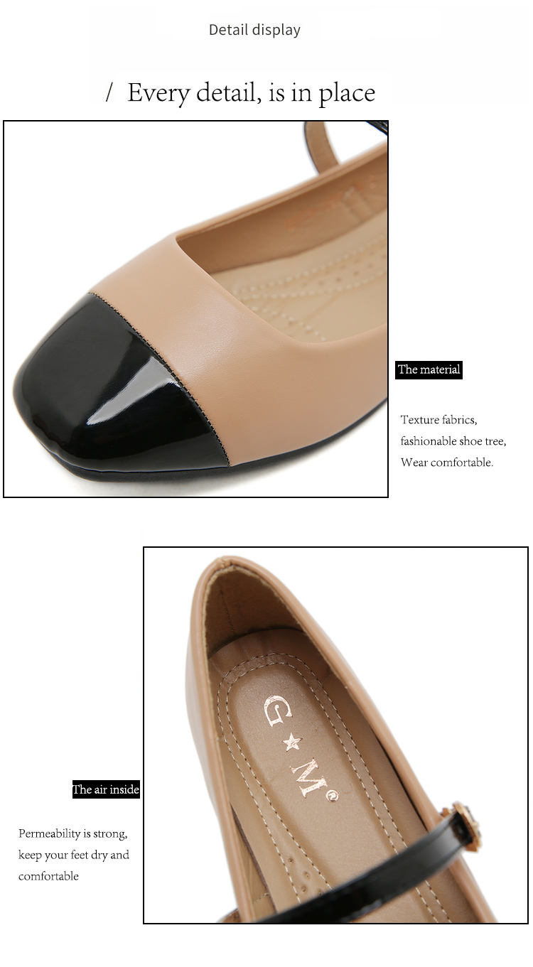 【WZD】Fashion Women Doll Shoes Office Flat Shoes Daily Loafer GM78-325 ...