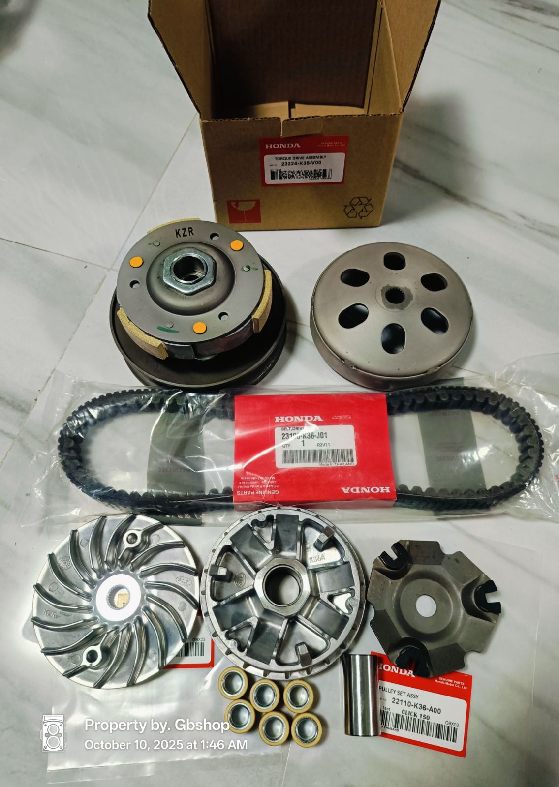HONDA CLICK 150 CVT SET GENUINE PARTS THAILAND | Shopee Philippines