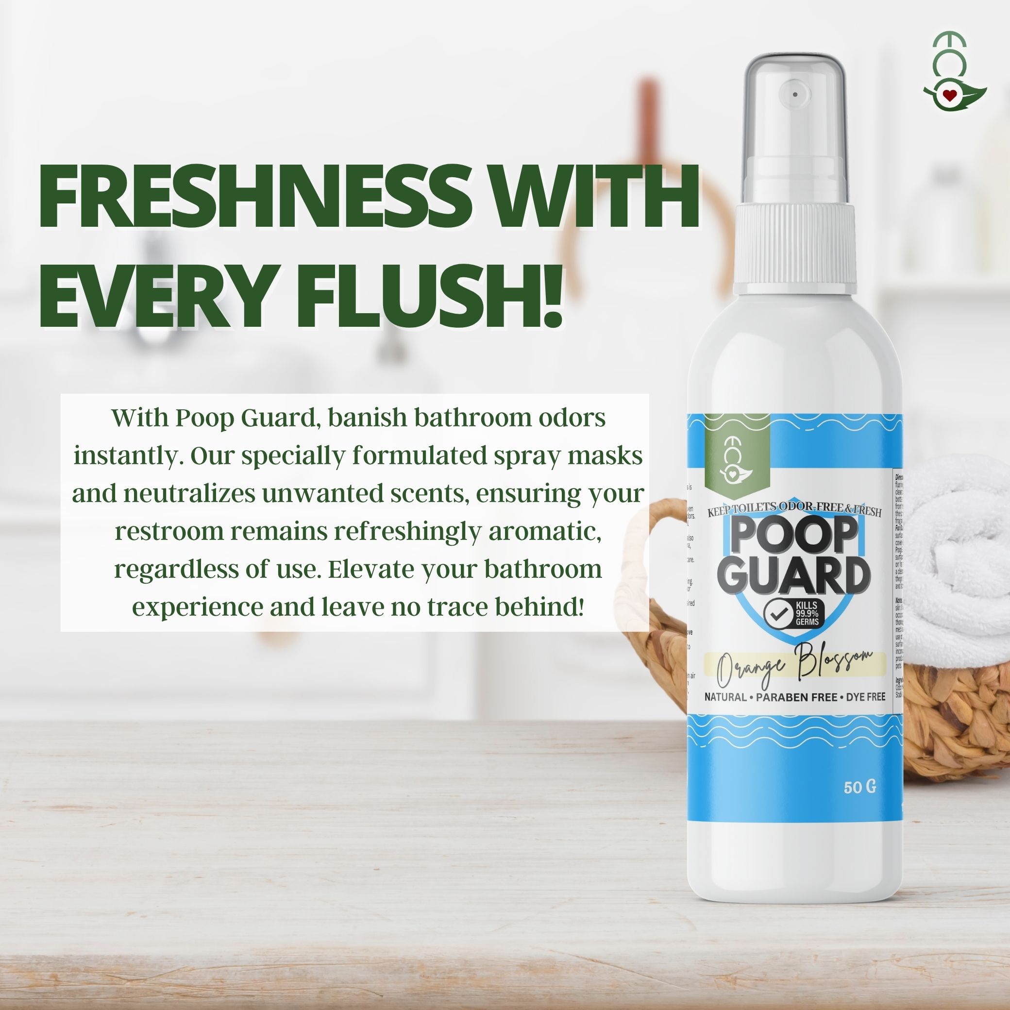 RED ROSES PoopGaurd Poop Spray Odor Buster Poop Ninja Poo Spray Toilet ...