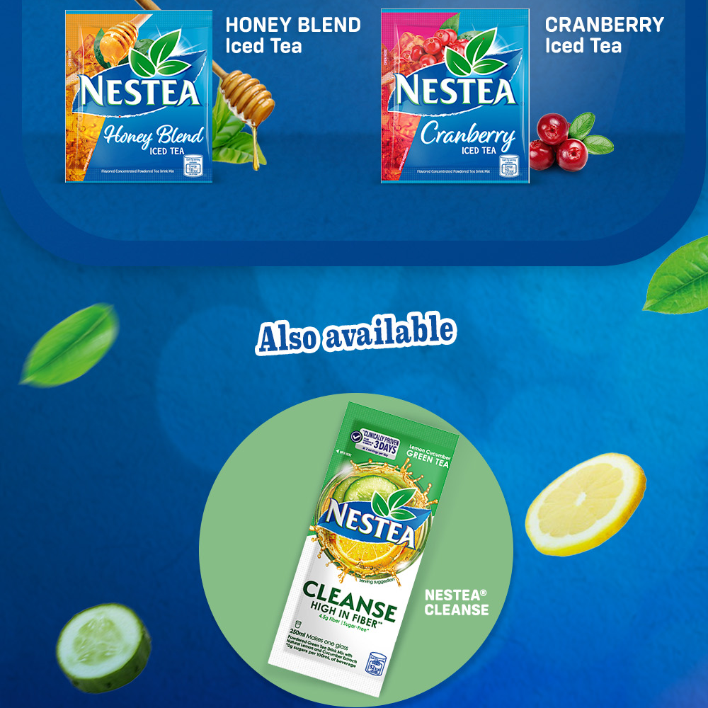Nestlé Nestea Honey Blend Flavored Powdered Iced Tea Drink Mix 19g ...