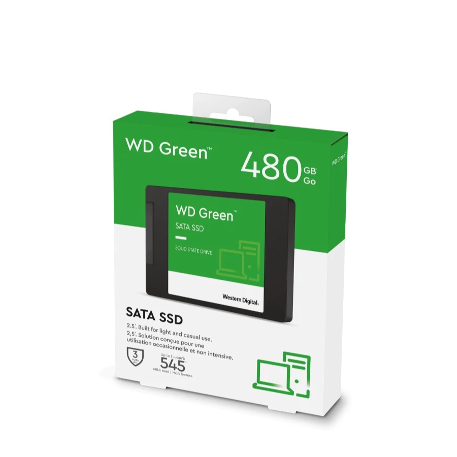 Western Digital WD Green SSD 2.5" High-Speed 500GB 1TB 2TB SATA III 6Gb ...