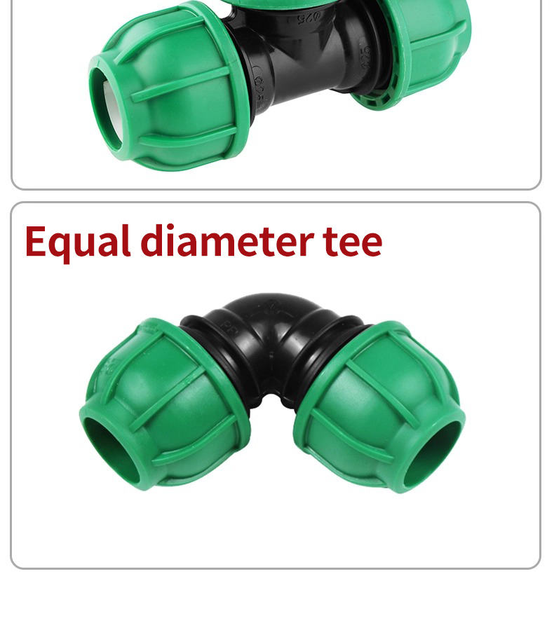 PE Compression Fittings REDUCER COUPLING pipe socket REDUCING ...