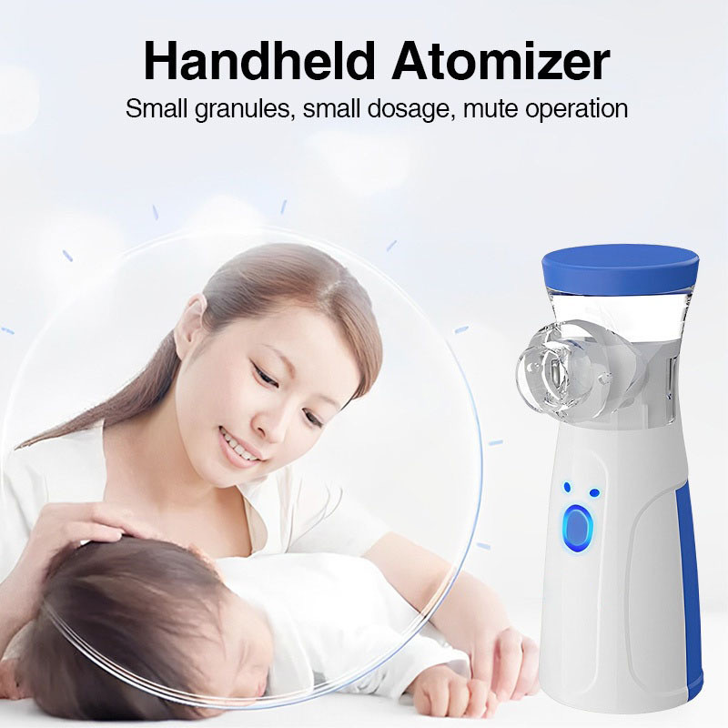 Portable mesh nebulizer silent handheld mini inhaler ultrasonic ...