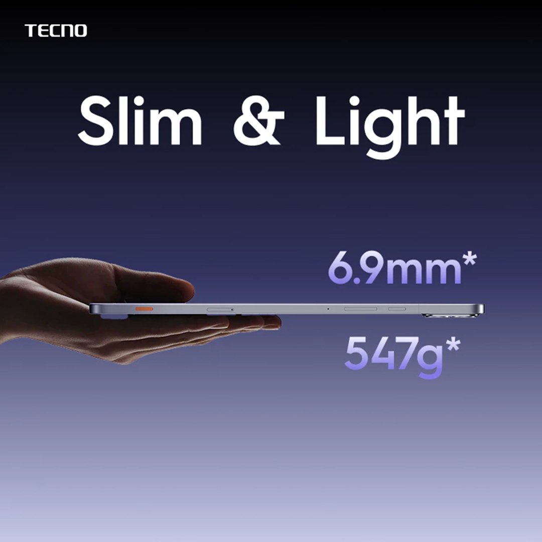 TECNO MEGAPAD Pro (8GB+256GB) Tablet | Helio G100 6nm | 12" 2K 90Hz IPS ...
