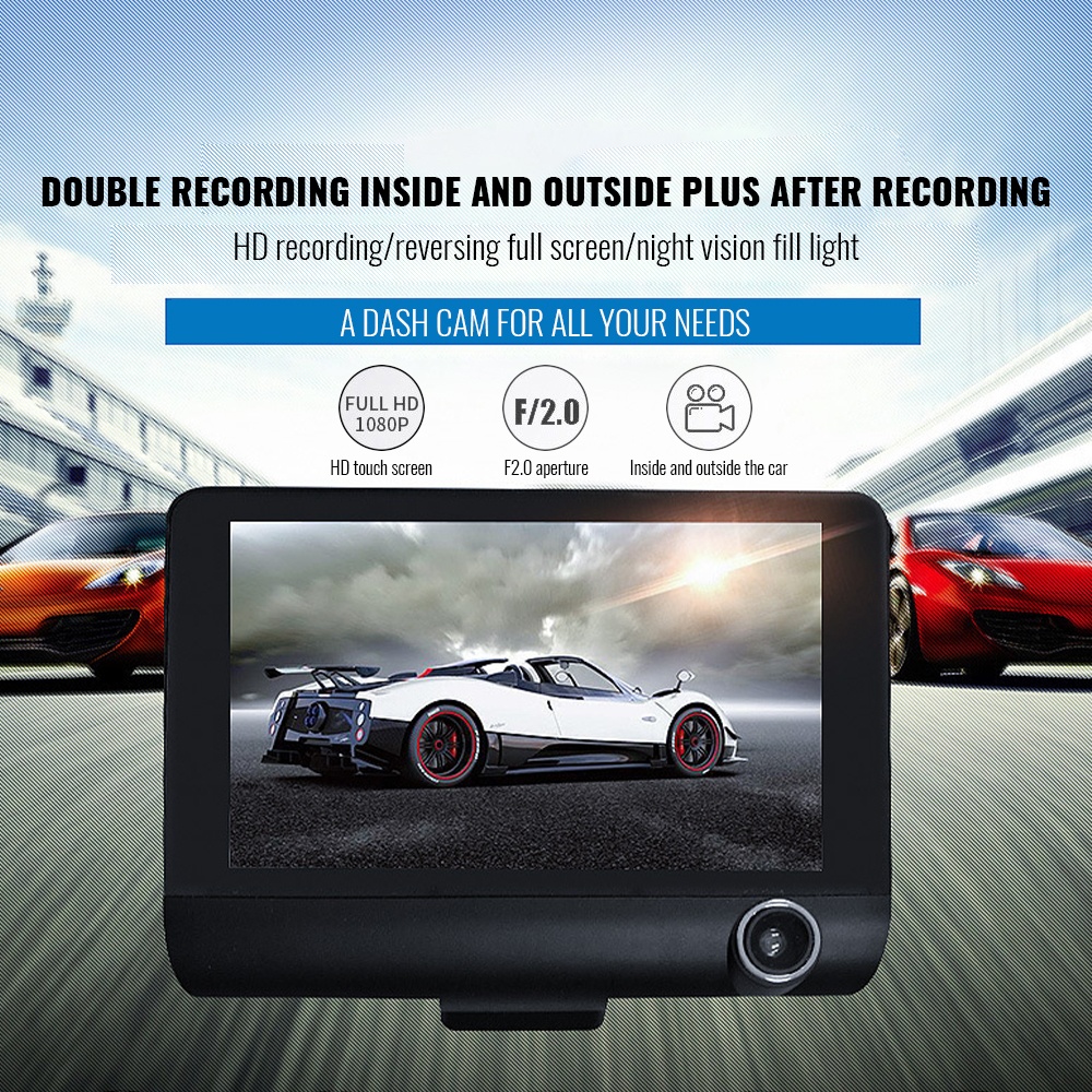 Lenovo Dash Cam For Car Dashcam Degrees Full Hd 1080p Dual Lens Dashcam ...