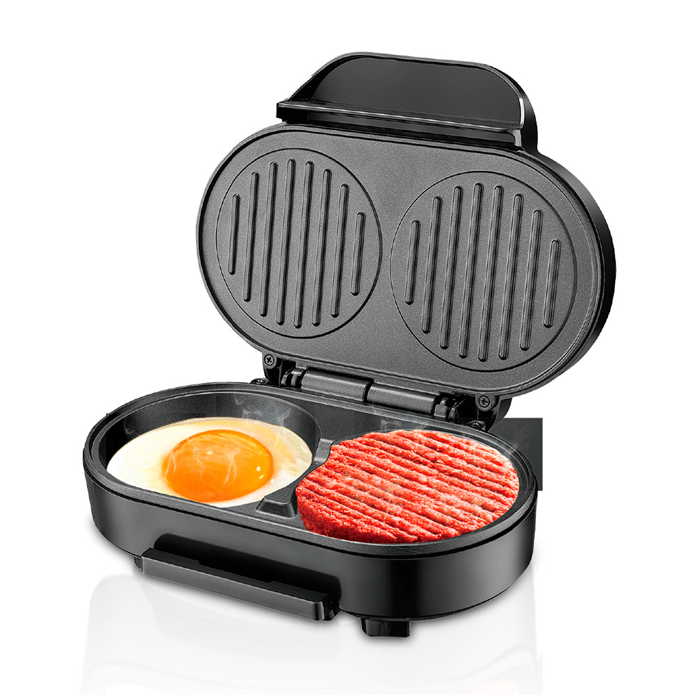 RAF Double Mini Omelet Maker Round Non-Stick Grids for Egg Stuffed ...