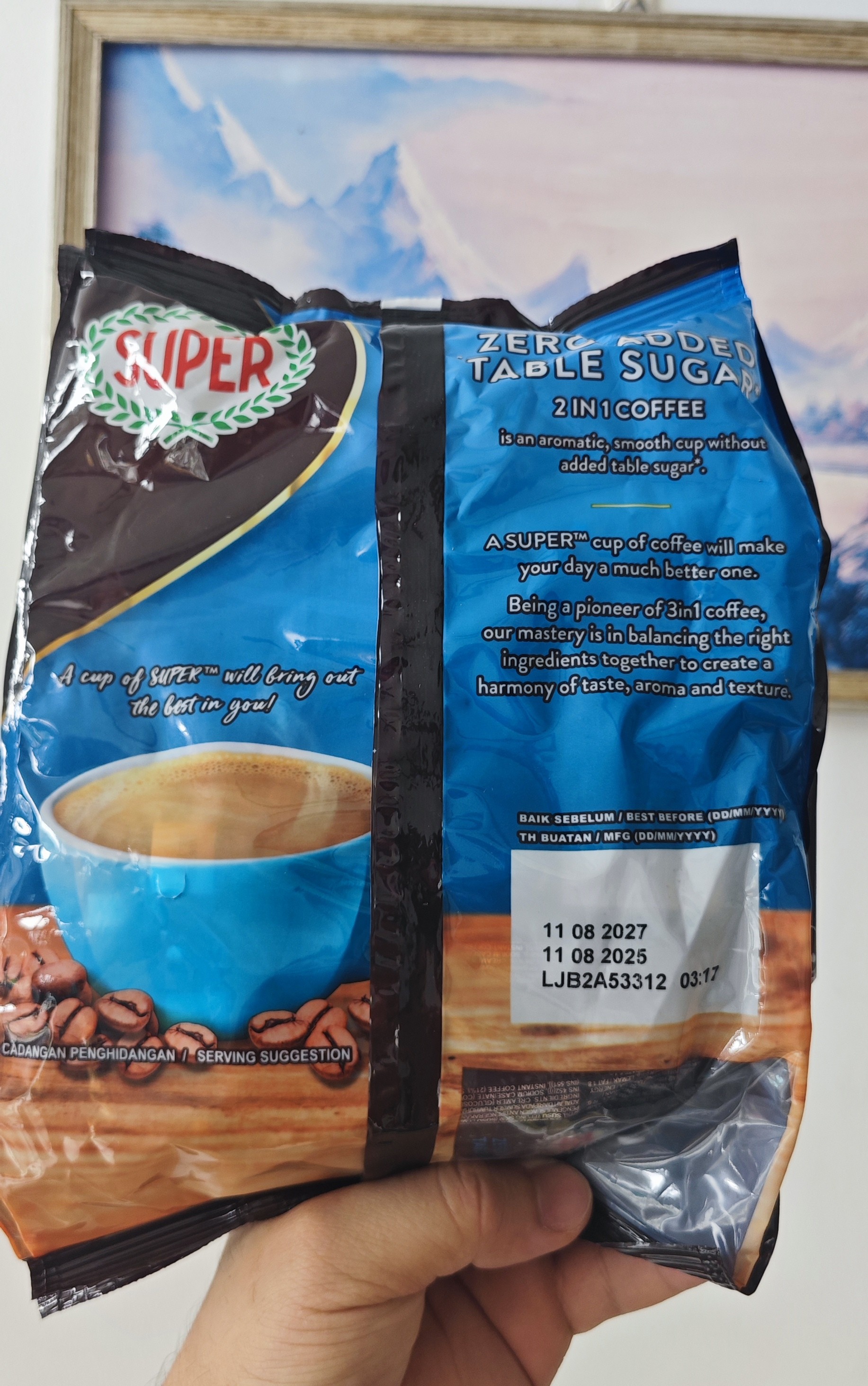 SUPER COFFEE ZERO SUGAR 2IN1 22s | Shopee Philippines