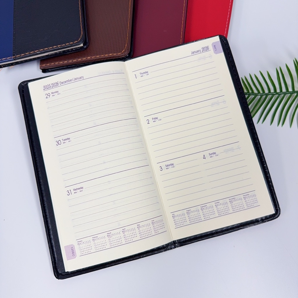 Mini Pocket Size Journal Planner Daily Activity Plan Calendar Notebook ...