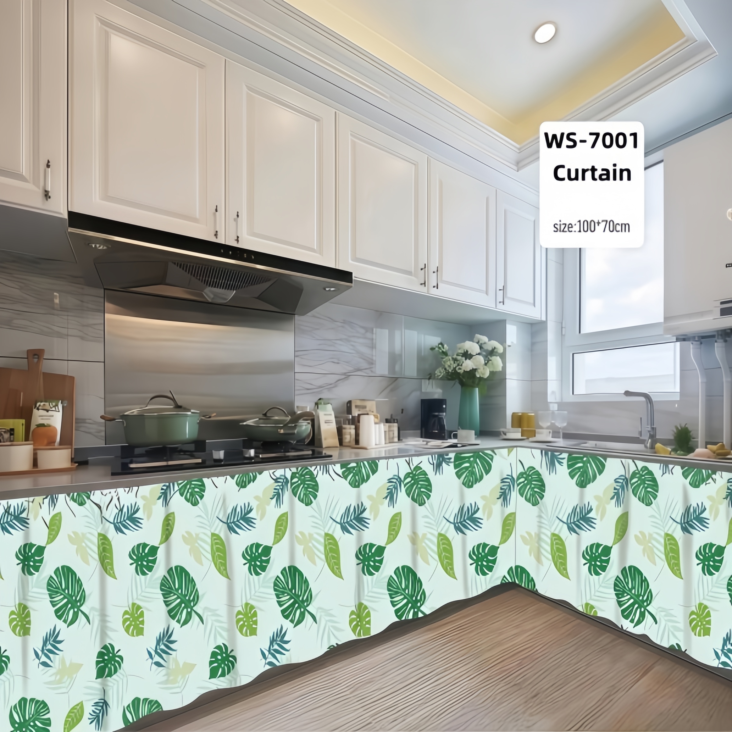 Kitchen Kurtina Size 100x70cm Curtains Kurtina Pang Lababo For Home ...