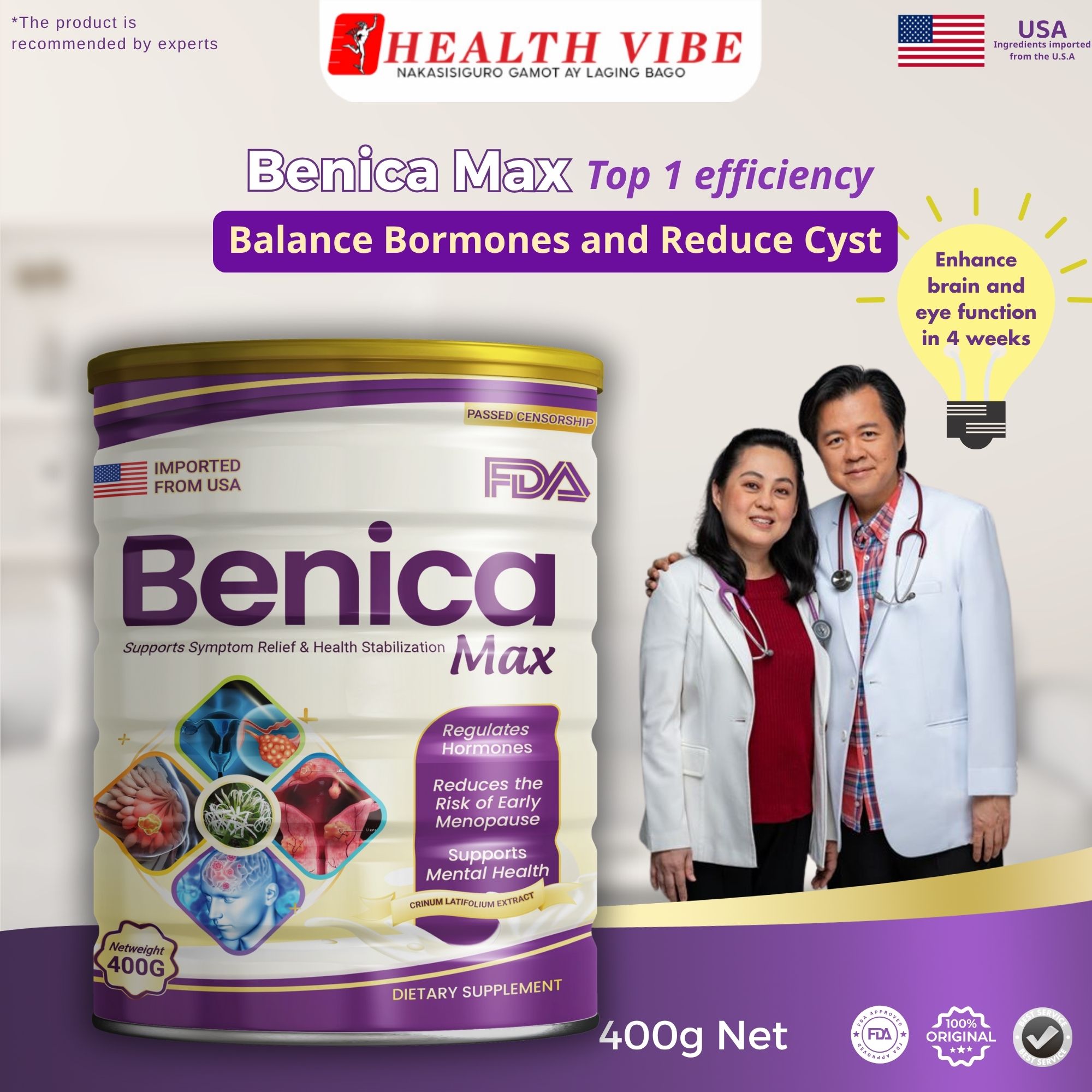 Benica Max Herbal Milk Anti-Inflammatory Support for Pain Relief ...