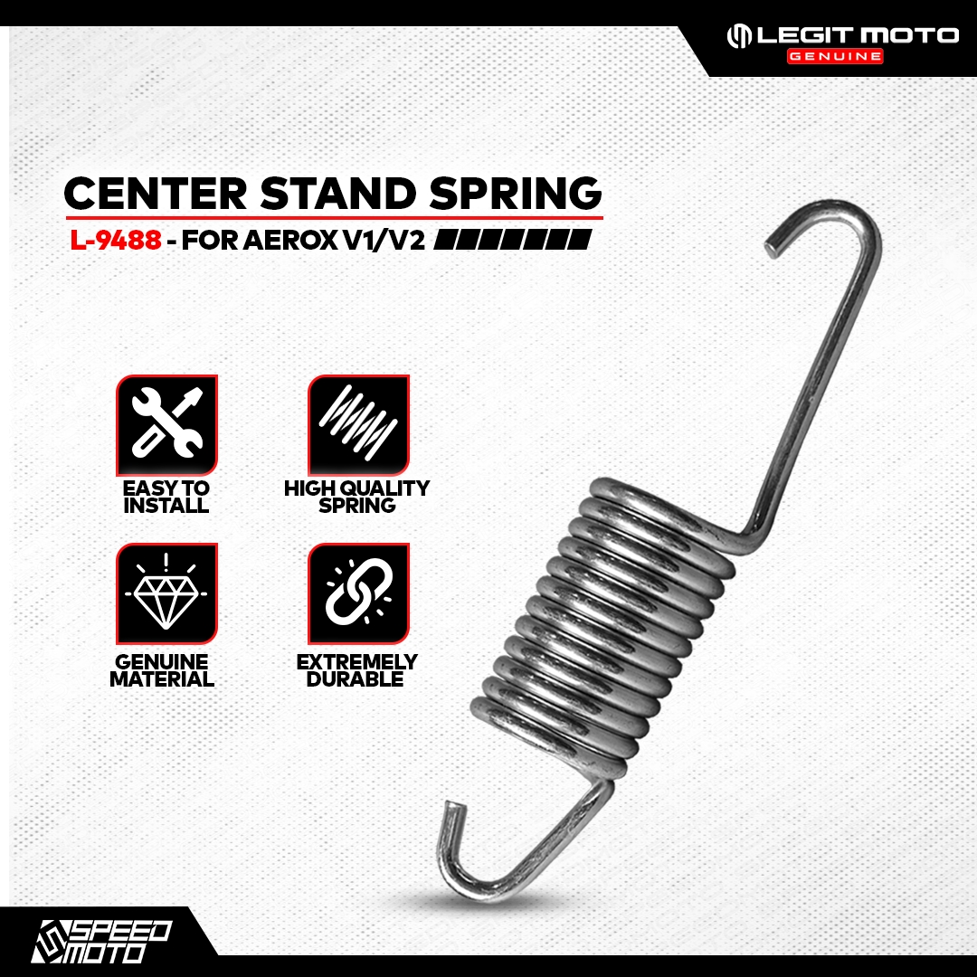 LEGITMOTO CENTER STAND SPRING FOR AEROX NMAX ADV PCX CLICK BEAT CARB/FI ...