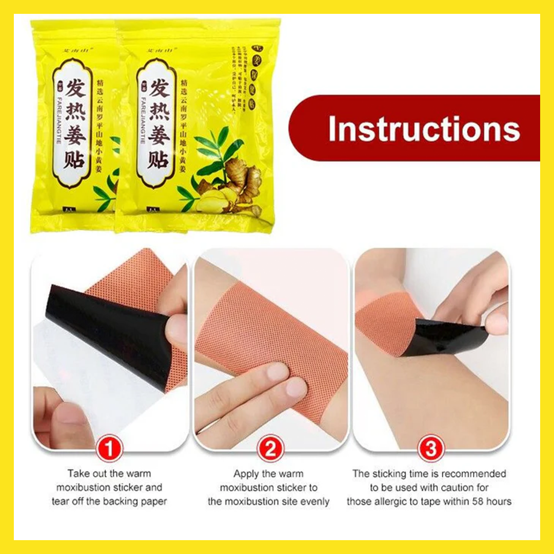 MIRACLE HERBS GINGER PATCH (PAIN RELIEF PATCHES) | Shopee Philippines