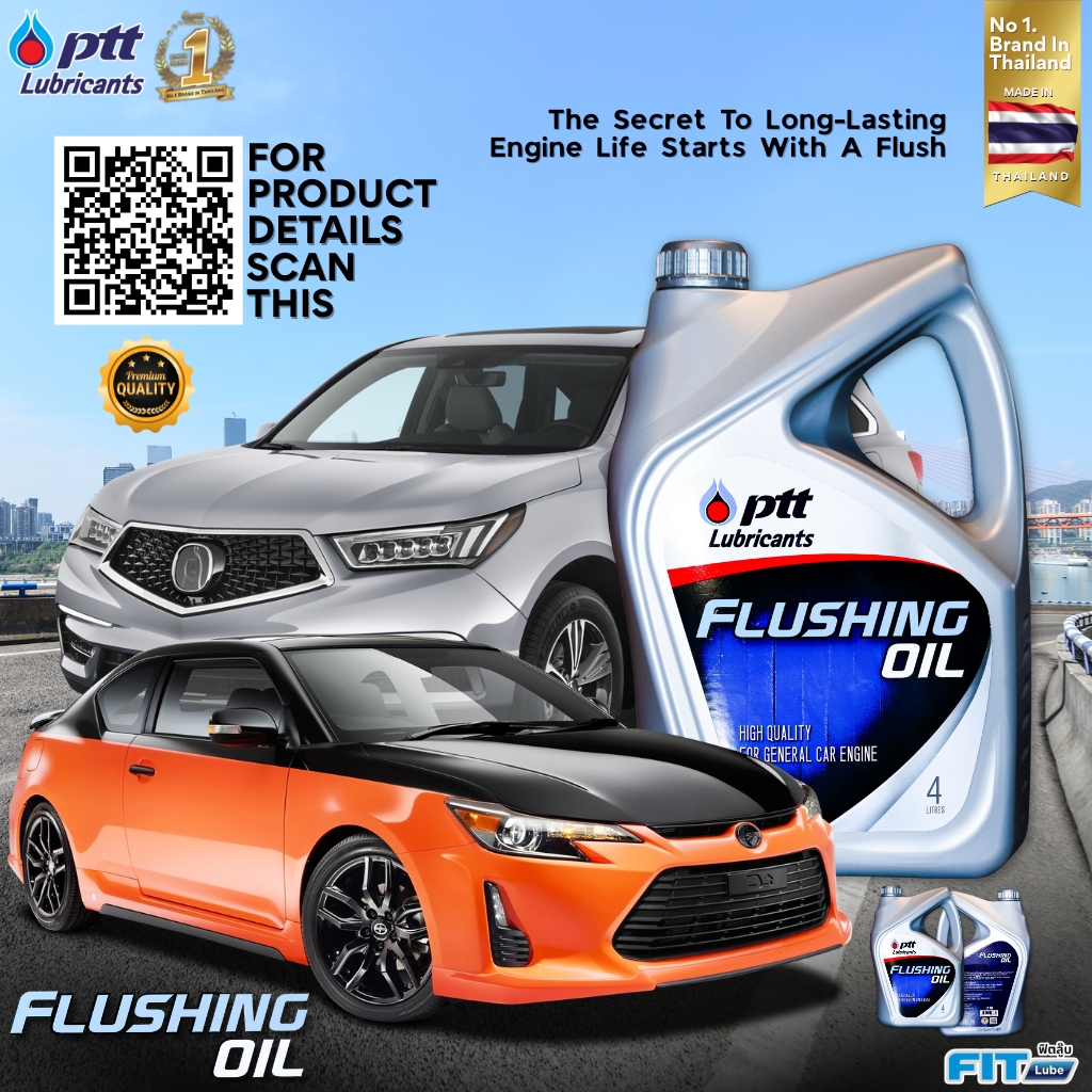 PTT Lubricants Flushing Oil High Quality Engine Oil Changing for ...
