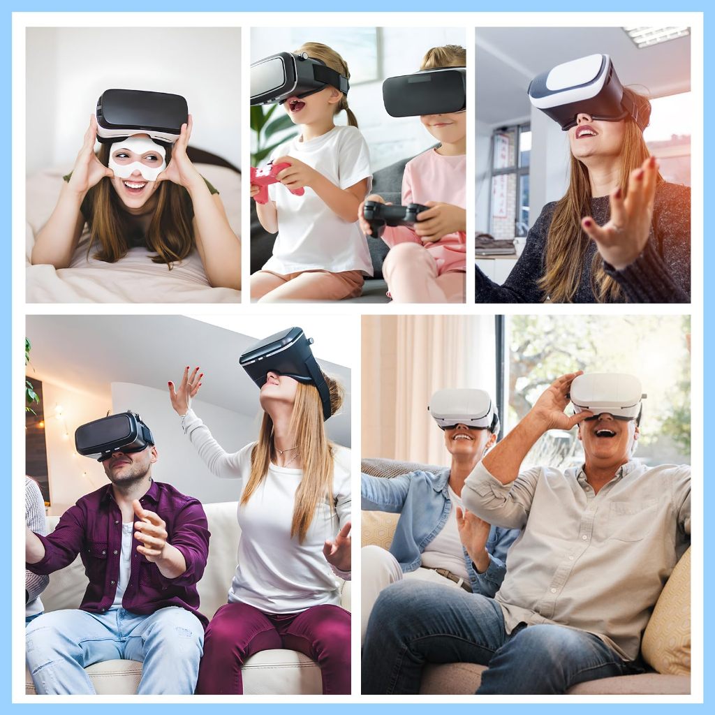 50PCS VR Eye Mask Black/White for Oculus Quest 2 Accessories Sweat ...