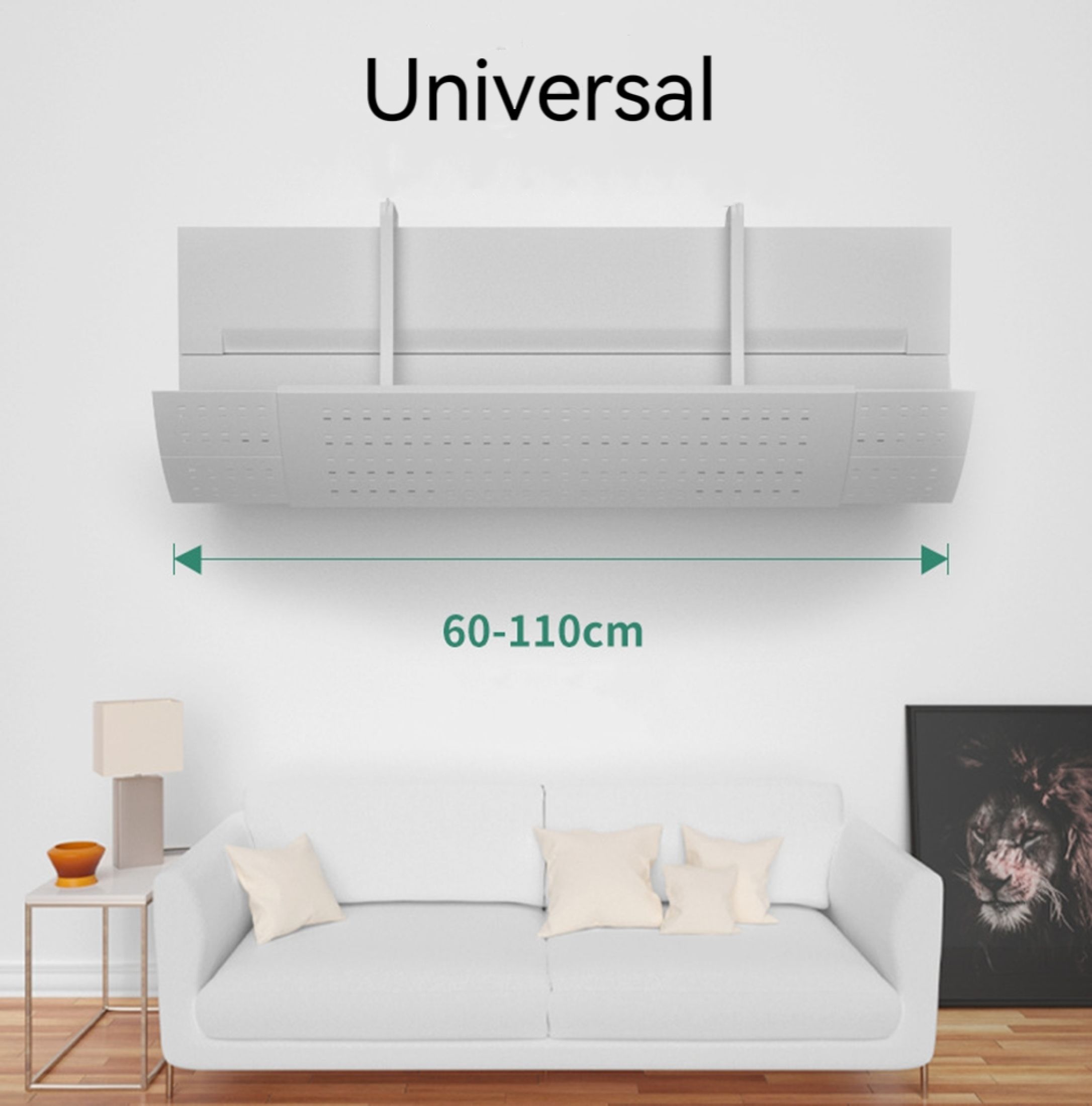 Universal Retractable Air Conditioner Wind Deflector Wall Mounted ...