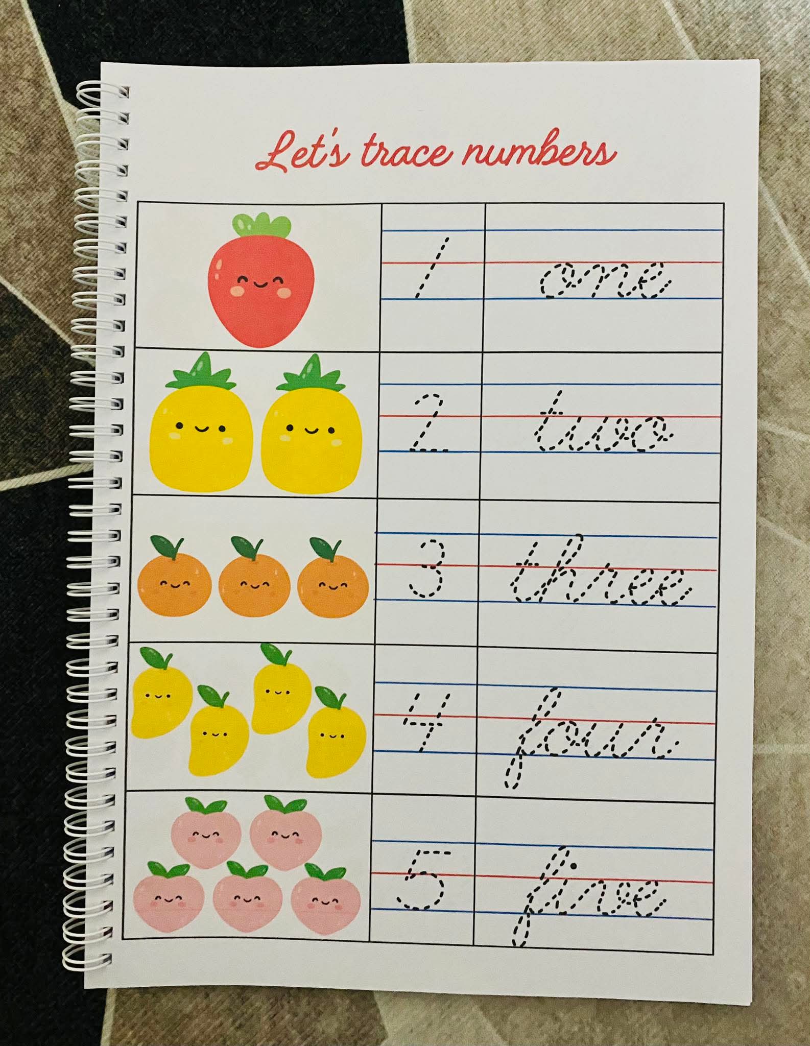 Big A4 Cursive Writing Tracing Workbook A4 | Handwriting Practice for ...
