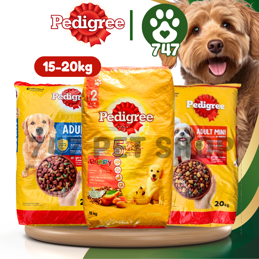 15kg 20kg Pedigree Dry Dog Food Mini Adult Puppy All Stages Immune ...
