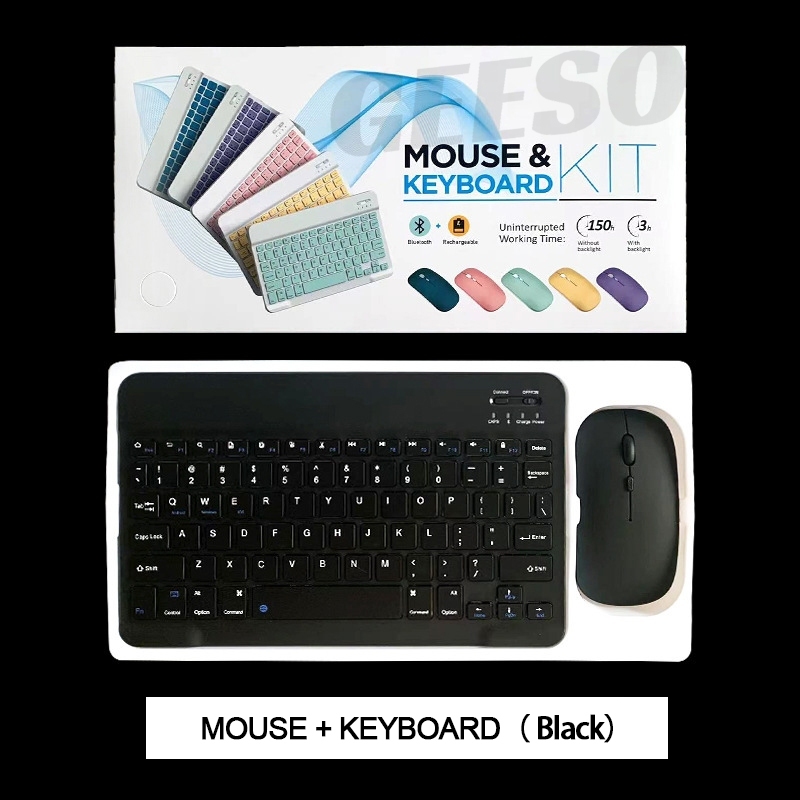 IQUNIX Bluetooth Portable Wireless Keyboard and Mouse Set Suitable for ...