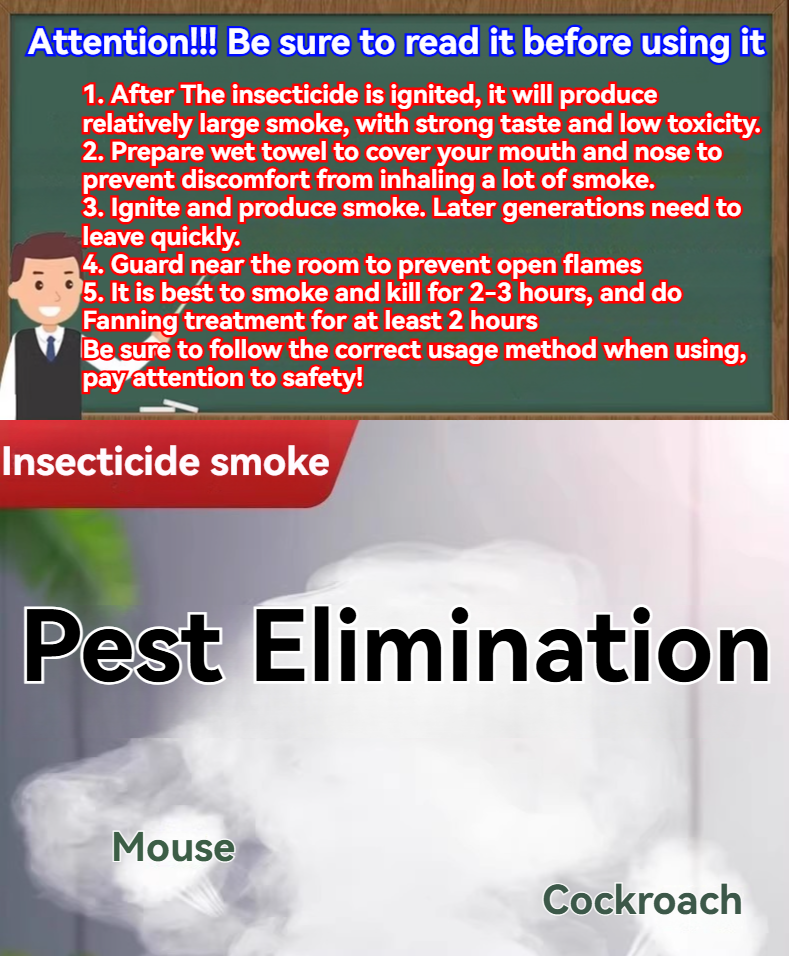 12PCS Powerful Smoke Insecticide Herb Cockroach killer Flea ...