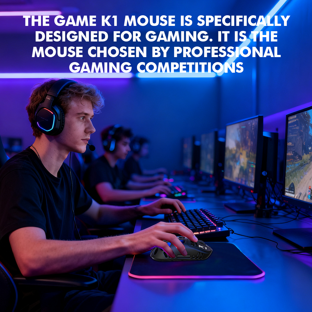 【Christmas Gift】KACOOL GAME K1 Bluetooth Gaming Mouse BT 5.4/2.4G/Wired ...