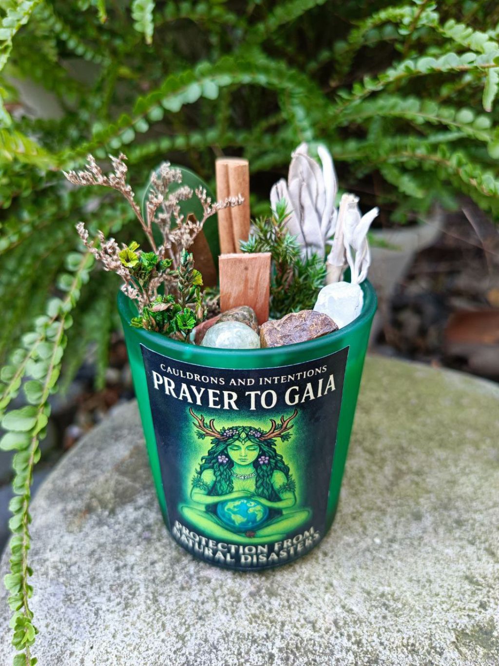 Mother Earth Divine Protection Manifestation and Veneration Candle ...