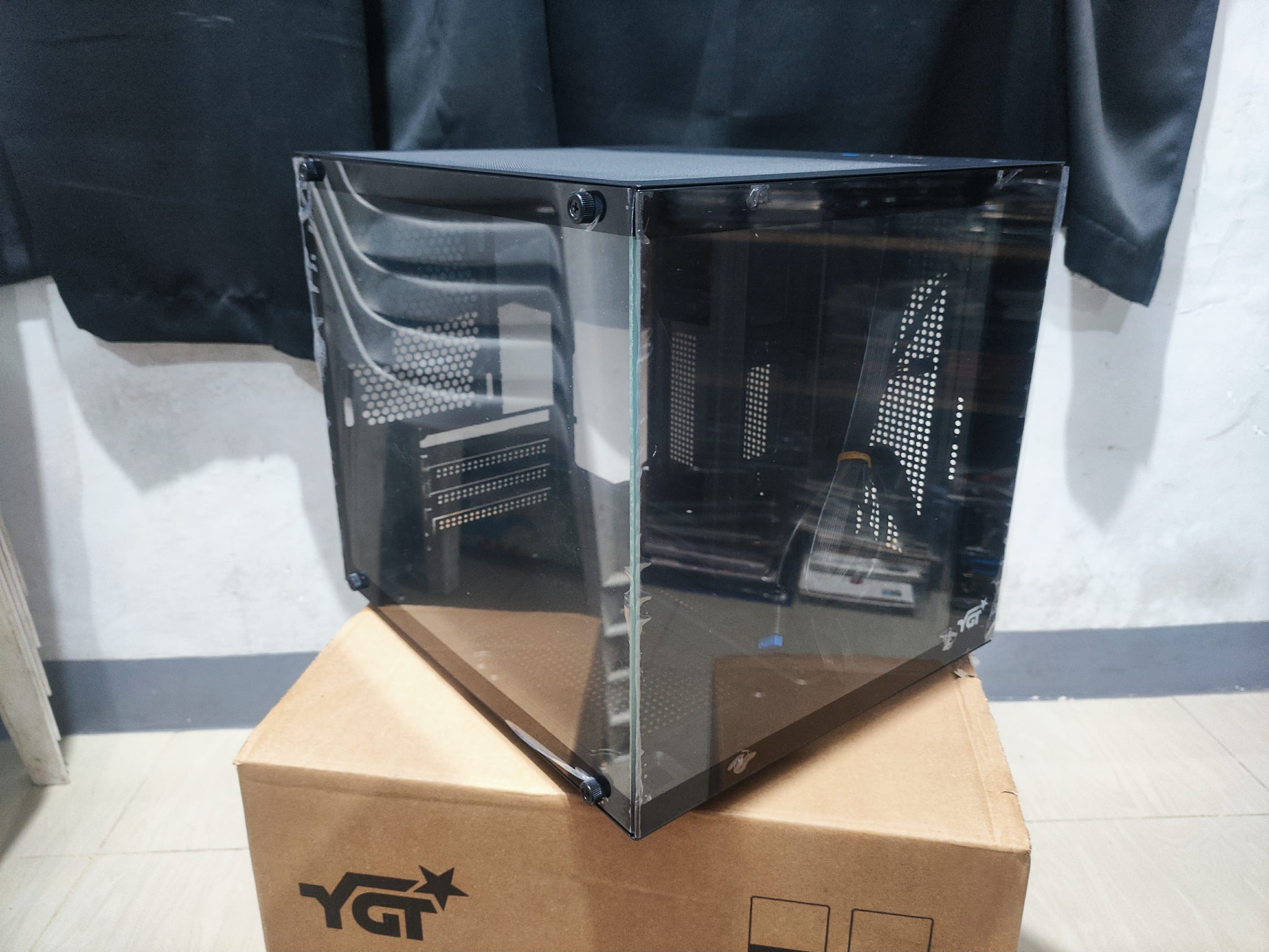YGT M235 Micro ATX Gaming Case (Black) BrandNew | Shopee Philippines