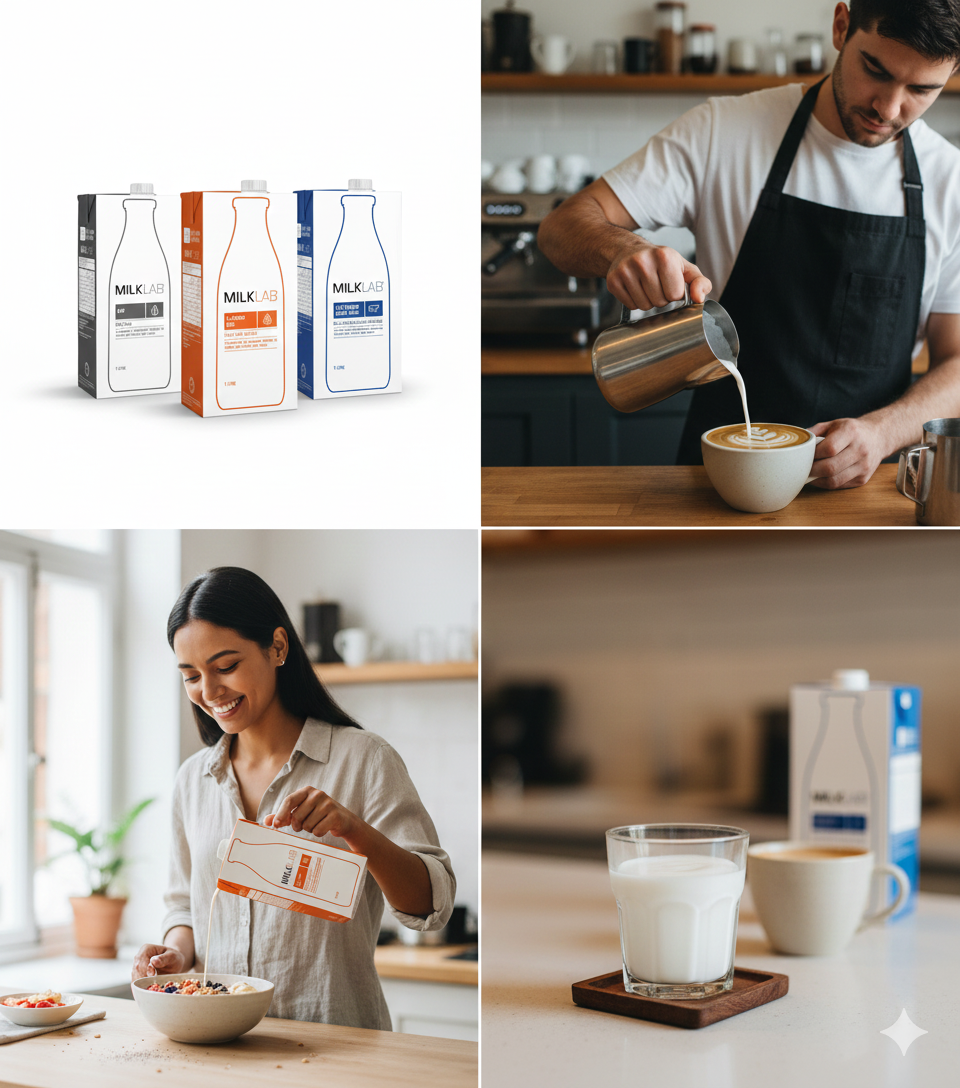 Milklab Assorted Milk 1L x 3 (1 Case) – Dairy, Oat & Almond | Barista ...