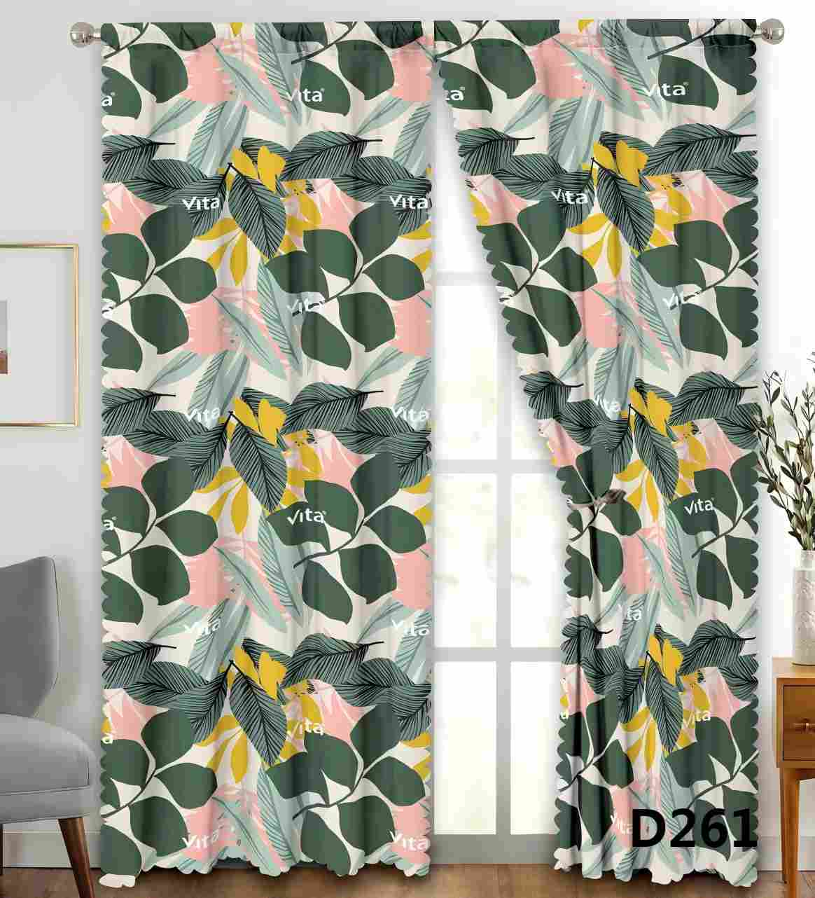 Curtain 10pcs For Living Room 85*185cm Curtains Set Home Kurtina ...