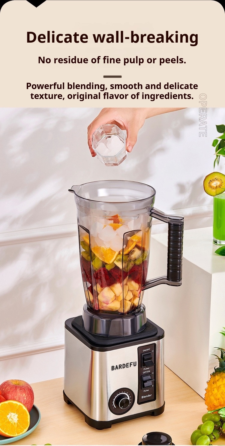 3L Multifunction Heavy Duty Blender High-Speed Multifunction Smoothie ...