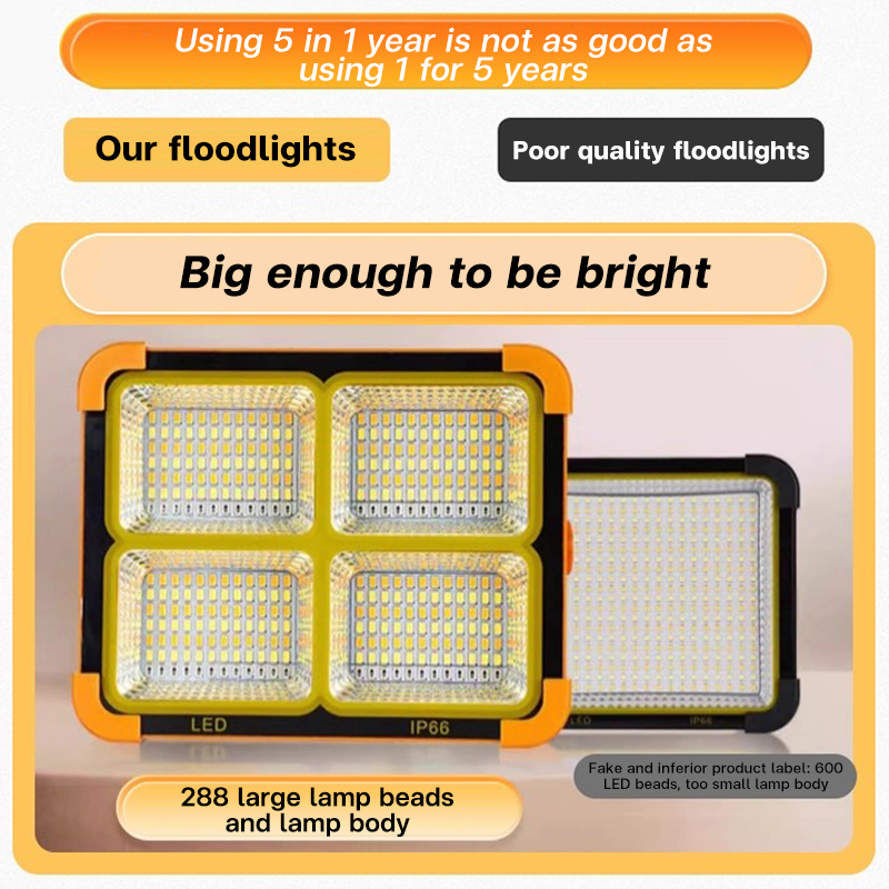 Solar Light Outdoor Waterproof LED Light 500W | Shopee Philippines