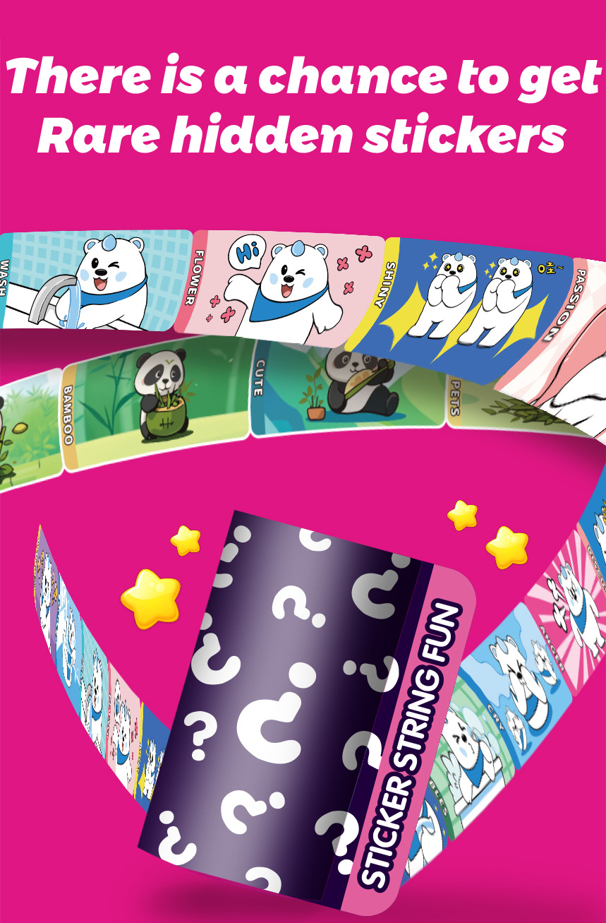 80/160pcs Sticky Rolls Bracelet Wearable & Shareable Sticker Bracelet ...