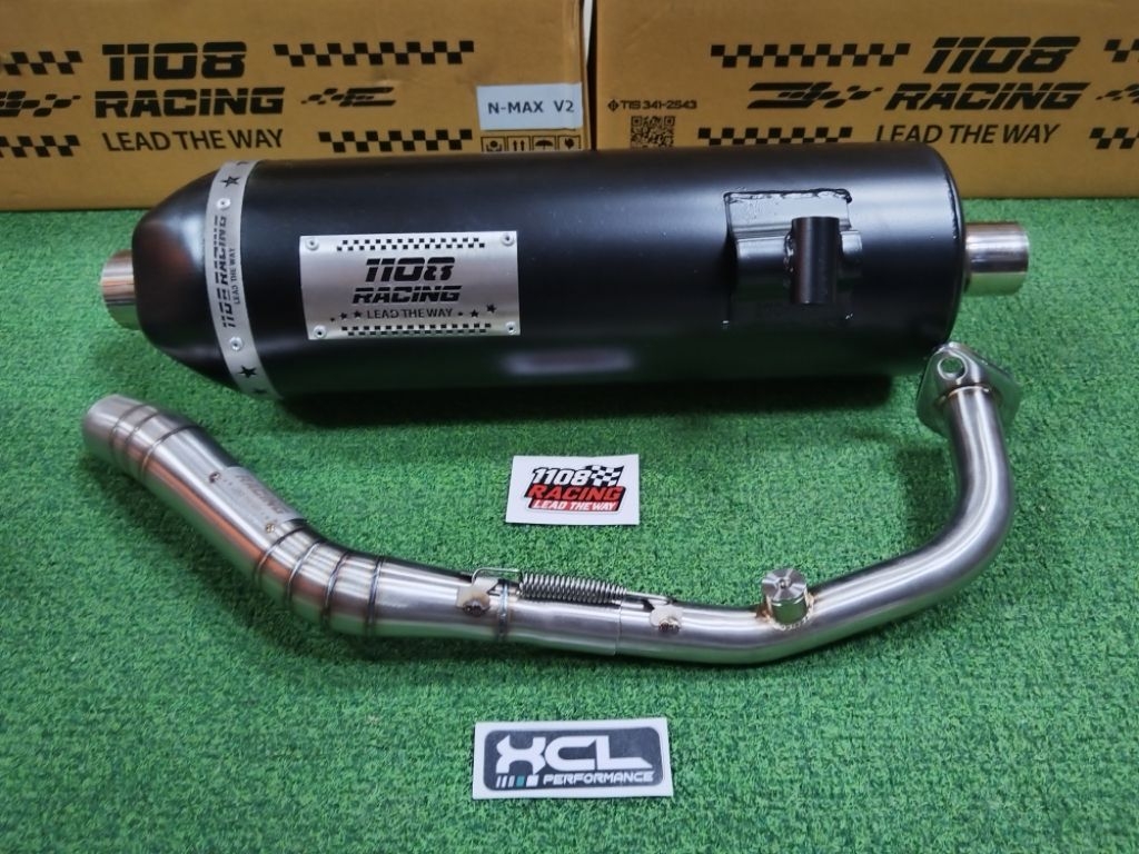 Smok 1108 Racing Exhaust Pipe for Mio I125 NmaxV2 Click125i & PCX160i ...