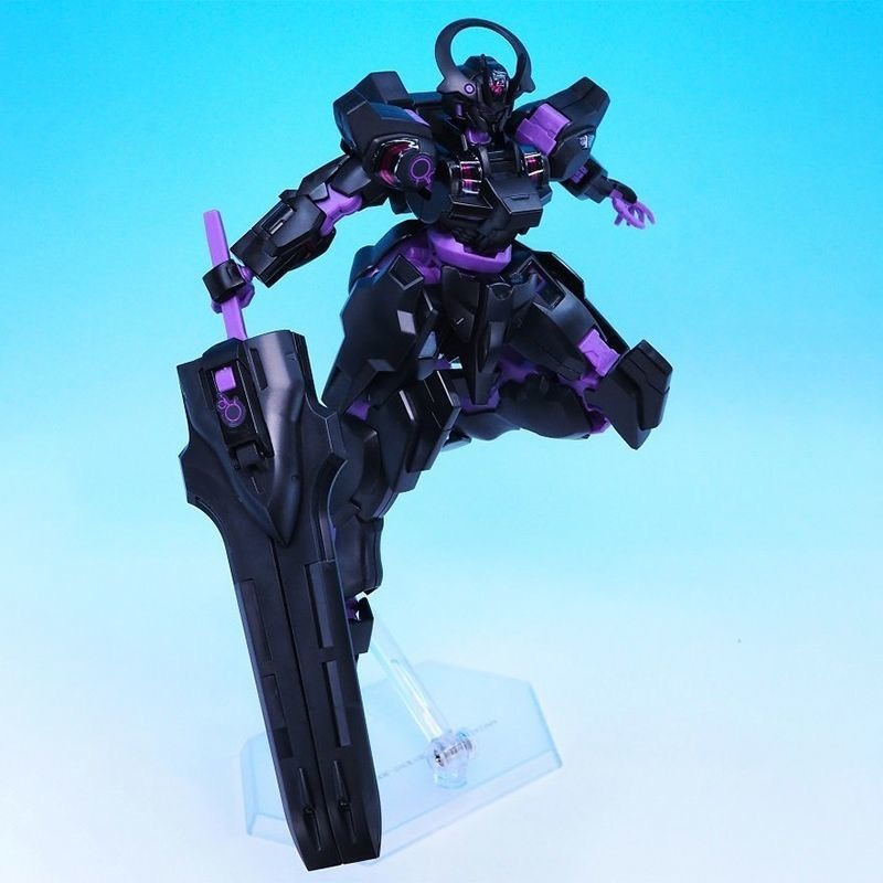 JMS schwarzette neon purple Hg High Grade 1/144 Gundam mecha robot ...