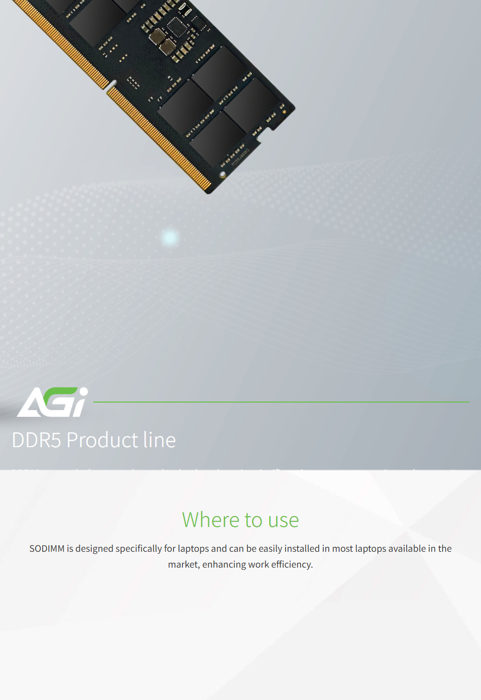 AGI SD238 8GB DDR5 5600MHz CL46 SODIMM Laptop RAM | RAM for Laptop ...