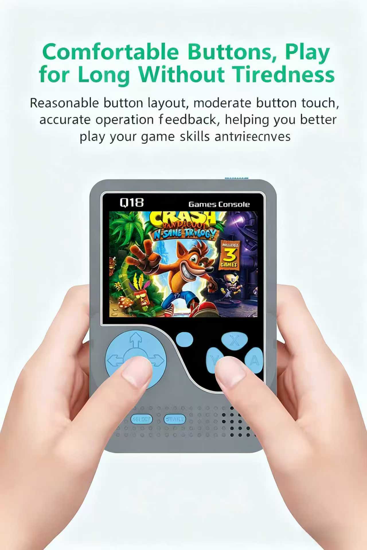 Gameboy Handheld Video Game 618 Classic Games 3.5" Color Screen ...
