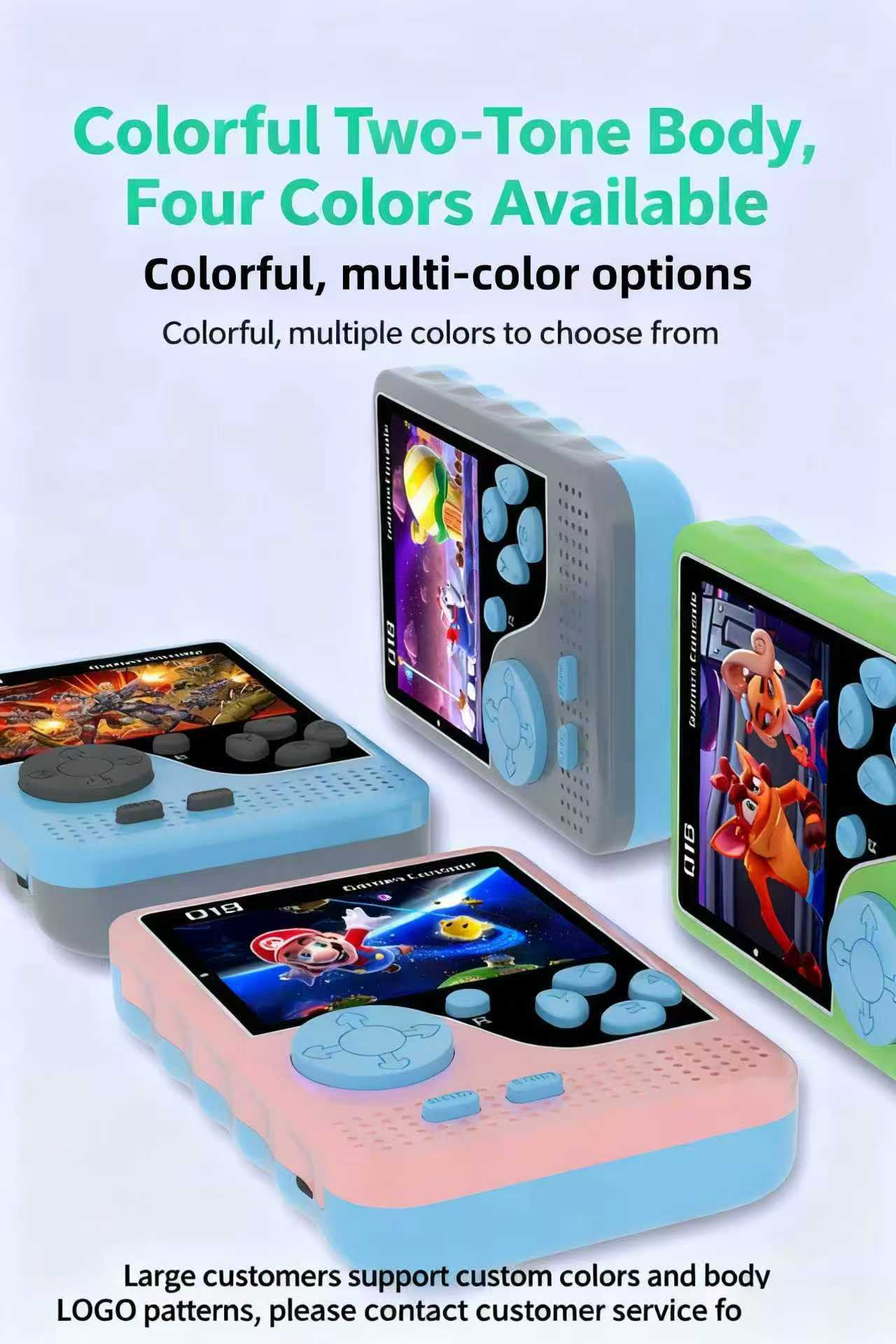 Gameboy Handheld Video Game 618 Classic Games 3.5" Color Screen ...