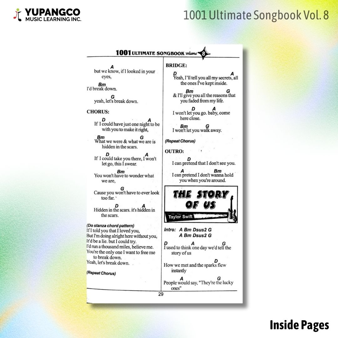 1001 ULTIMATE SONGBOOK VOL. 8/SLOW ROCK COUNTRY FOLK COUNTRY ROCK VOL ...